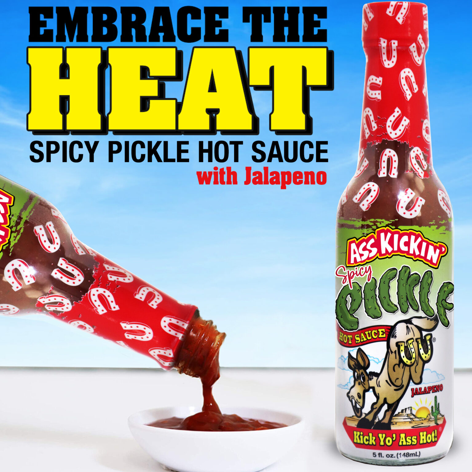 Ass Kickin’ Spicy Pickle Hot Sauce - Ass Kickin'
